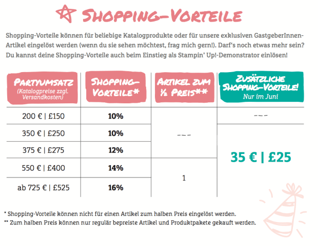 Mehr Shopping-Vorteile im Juni | schnipseldesign