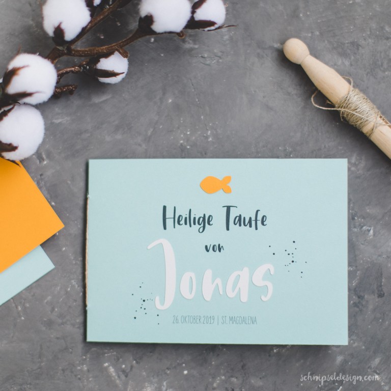 Taufe | schnipseldesign